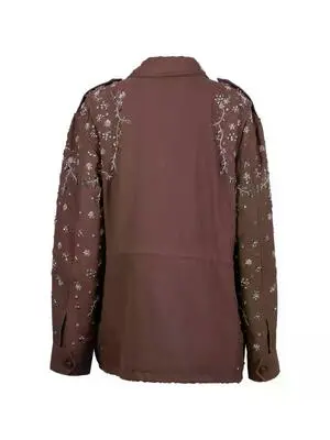 NOEME PARIS Bead-embellished Military Jacket