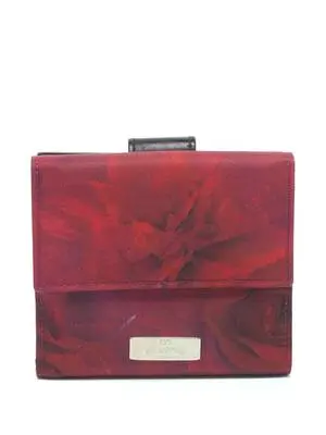 Valentino Garavani Floral-print Wallet - Red