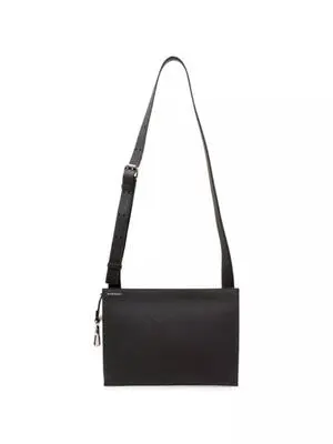 Givenchy Flat Leather Messenger Bag - Black
