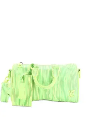 LOUIS VUITTON Keepall Bandouliere Xl Epi Leather Bag - Green