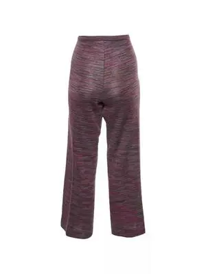 Missoni Ribbed Knit Straight-leg Trousers