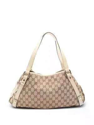 Gucci Abby Gg Canvas Shoulder Bag - Neutrals