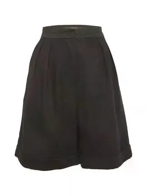 Max Mara Pleated Turn-up Shorts