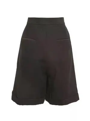 Max Mara Pleated Turn-up Shorts