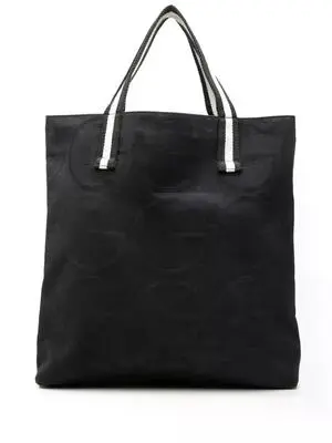 Gucci G Monogram Canvas Tote Bag - Black