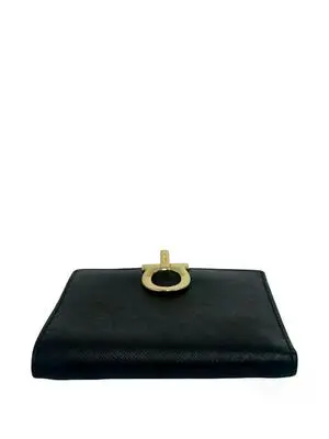 FERRAGAMO 2010-2026 Leather Gancini Bifold Wallet Small Wallets