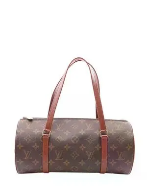 LOUIS VUITTON Monogram Papillon 30 Handbag - Brown