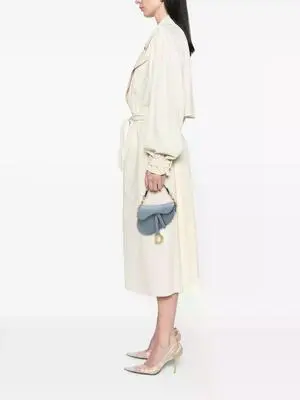 Dior Grained Calfskin Saddle Bag Shoulder Bag
