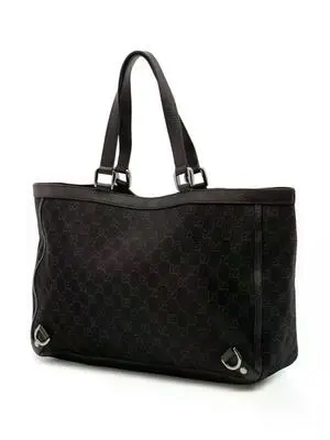 Gucci Gg Denim Abbey D-ring Tote Bag