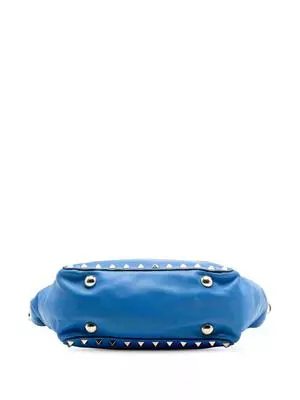 Valentino Garavani Mini Leather Rockstud Trapeze Satchel