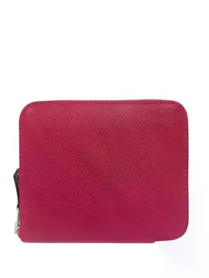 Hermès 2021 Epsom Silk In Compact Wallet Small Wallets - Pink