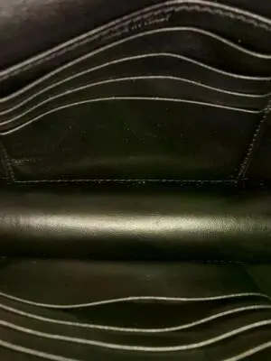Saint Laurent Leather Monogram Sunset Wallet On Chain Crossbody Bag
