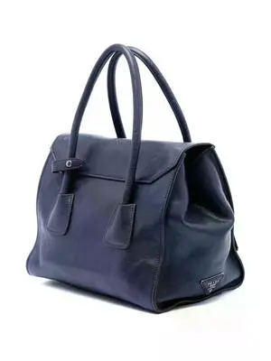Prada Glace Calf Sound Lock Satchel