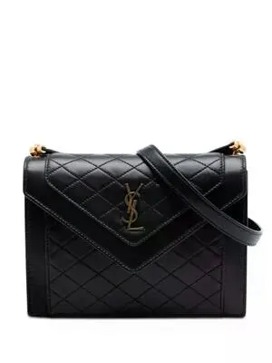 Saint Laurent Gaby Monogram Crossbody Bag - Black