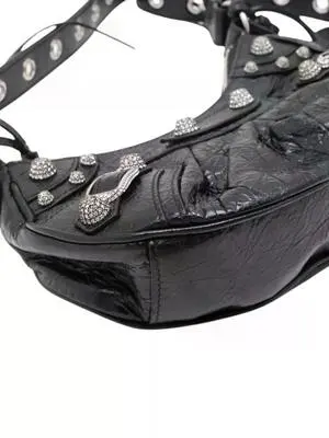 Balenciaga Lambskin Le Cagole Xs Crossbody Bag - Black