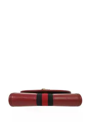 Gucci Rajah Web Chain Crossbody Bag - Red