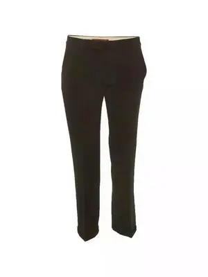 Max Mara Gabardine Slim-fit Trousers - Black