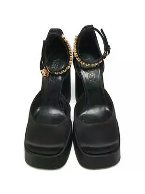 Versace Satin Platform Pumps