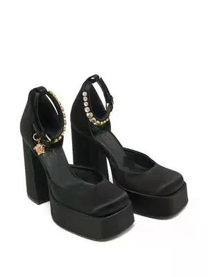 Versace Satin Platform Pumps
