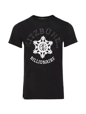 BILLIONAIRE Kitzbühel Snowflake-print T-shirt - Black