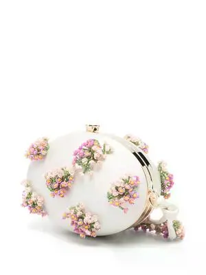 SELF-PORTRAIT Embellished Clutch Bag