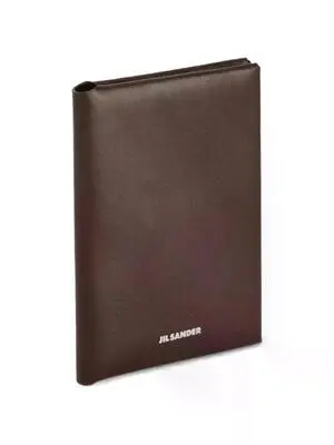 JIL SANDER Grained Leather Passport Holder