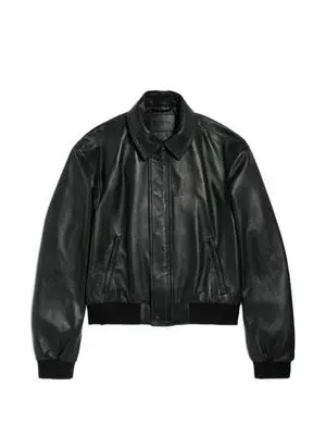 Balenciaga Collared Jacket - Black