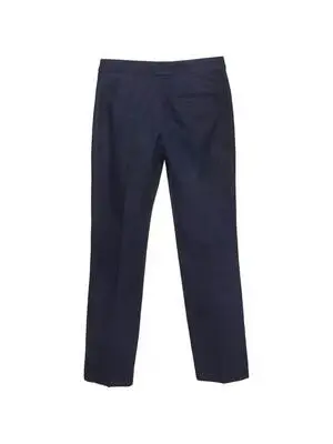 Alexander McQueen Pressed Crease Tailored Trousers