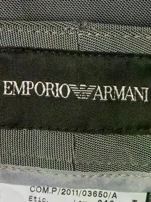 Emporio Armani Crepe Slim-fit Trousers