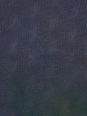 Emporio Armani Navy Textured Knit Long Sleeve Sweater