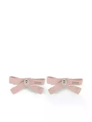 Balenciaga Bow-shaped Brass Earrings