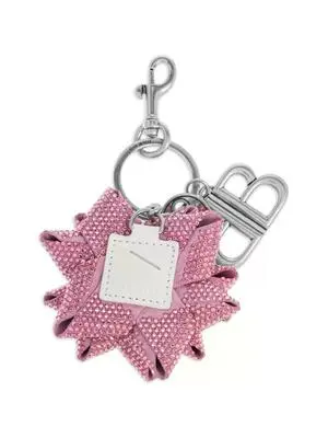 Balenciaga Crystal-embellished Bow Keychain