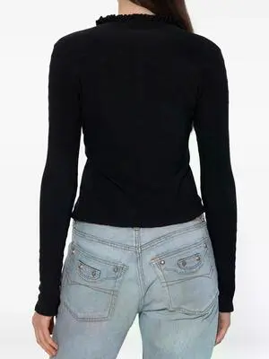 Balenciaga Ruffled Bow Cardigan