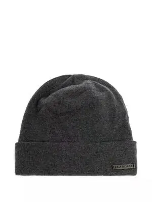 Balenciaga Logo Plaque Beanie Hat