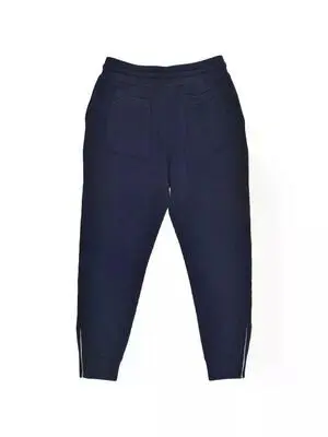 Brunello Cucinelli Ribbed Cotton Track Pants - Blue
