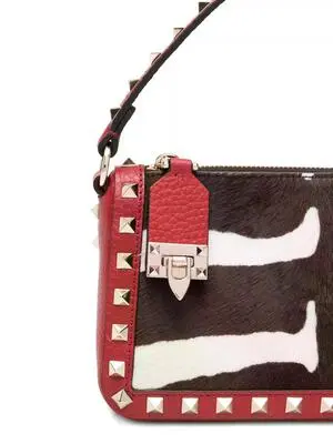 Valentino Garavani Rockstud Zebra-print Calf Hair Tote Bag