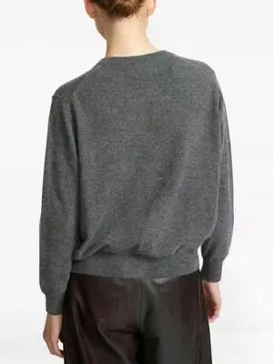 YVES SALOMON Asymmetric Button Cashmere Cardigan