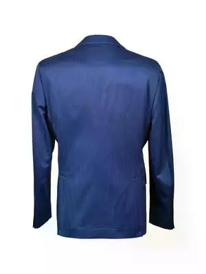 Brunello Cucinelli Herringbone-pattern Tailored Blazer