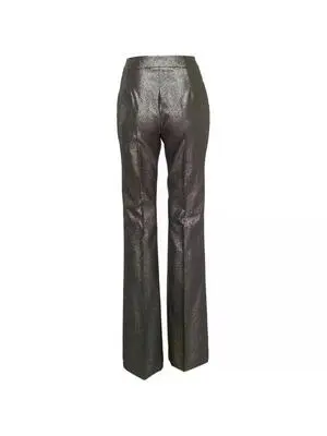 Just Cavalli Lurex Button-detail Trousers