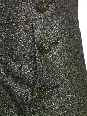 Just Cavalli Lurex Button-detail Trousers