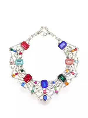 Vintage Crystal-embellished Necklace