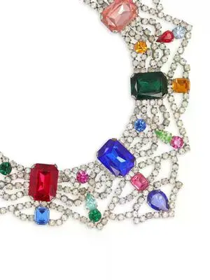 Vintage Crystal-embellished Necklace