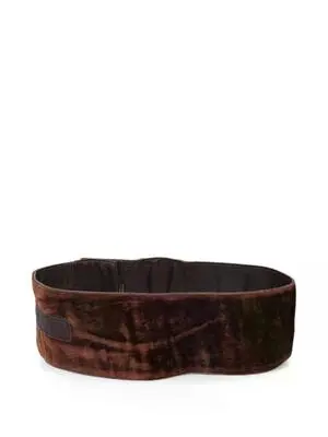 Roberta Di Camerino R Logo Velvet Belt