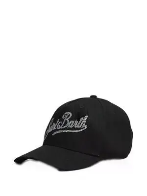 MC2 SAINT BARTH Rhinestone Logo Baseball Cap