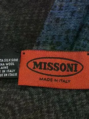 Missoni Zigzag-print Frayed Scarf