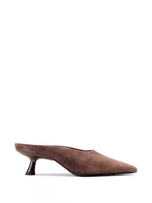 SIMONMILLER Gala Pointed-toe Mules - Brown