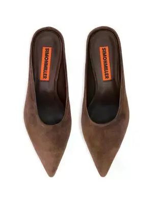 SIMONMILLER Gala Pointed-toe Mules