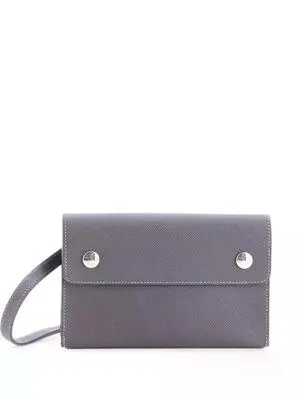Hermès Epsom Snap Wallet Bag - Grey