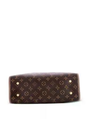 LOUIS VUITTON Popincourt Nm Handbag Monogram Canvas With Leather Pm Tote Bag - Brown