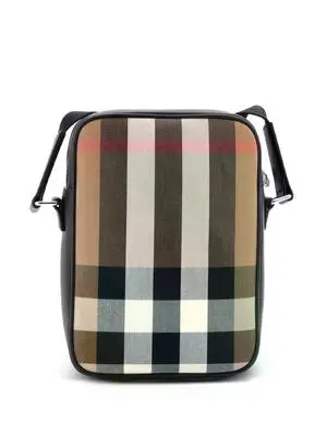 Burberry Vertical Paddy Bag Vintage Check Canvas Crossbody Bag